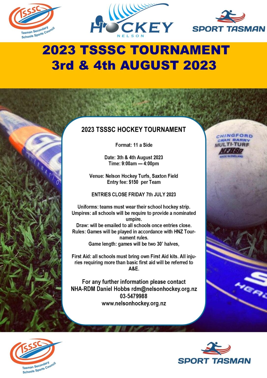 2023 TSSSC Tournament draw- August 3rd & 4th - Nelson Hockey ...