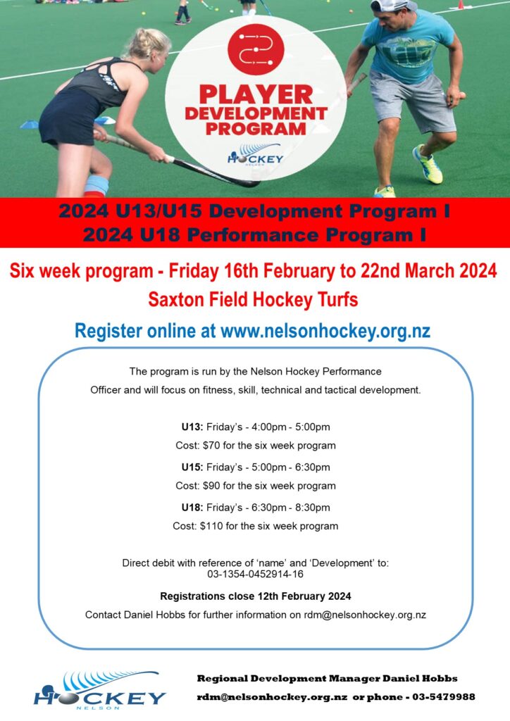 2024 U13/U15 Development Program I & 2024 U18 Performance Program I ...